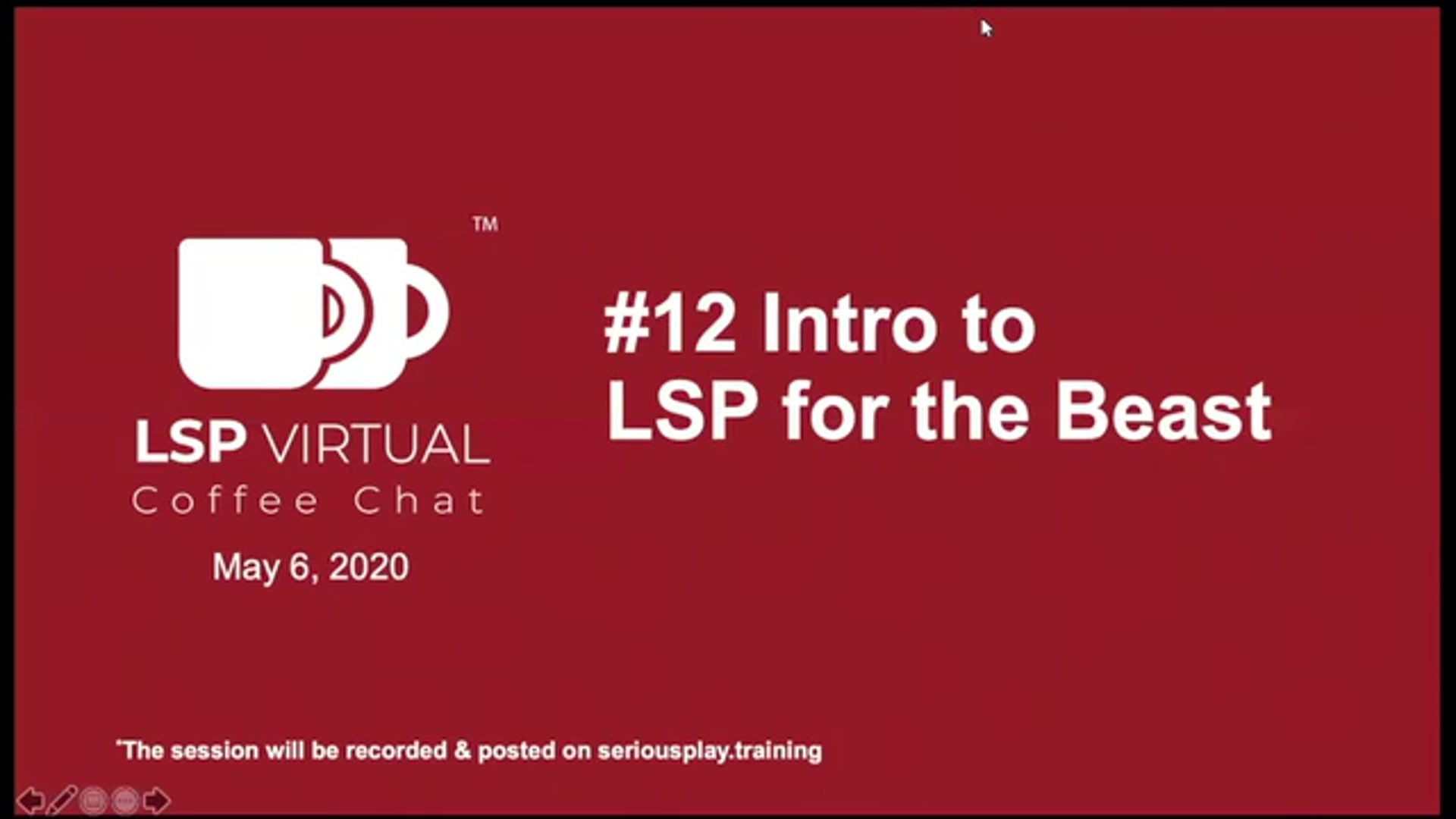 LSP for the Beast - Introduction - SeriousplayTraining